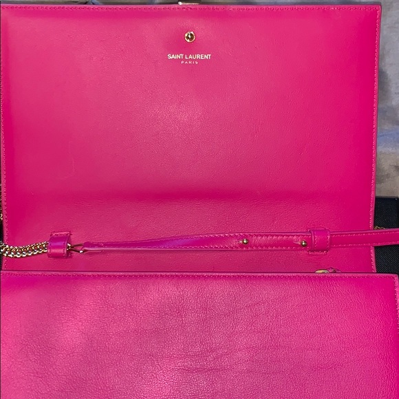Yves Saint Laurent | Bags | Pink Ysl Woc Great Condition Barely Used ...